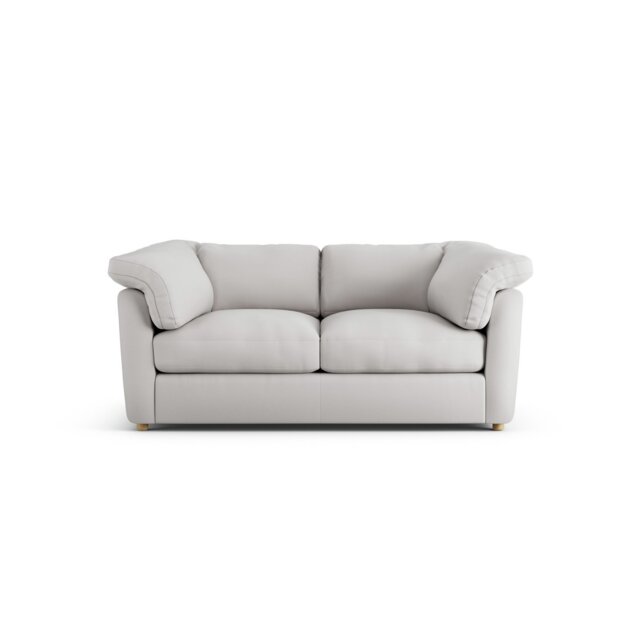 Habitat Wynn Fabric 2 Seater Sofa - Natural - Ash Leg by Argos ...