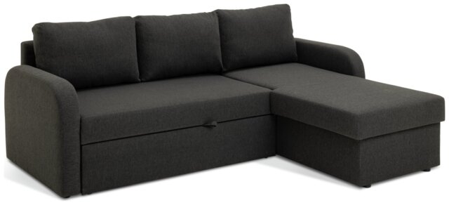 Habitat Carter Right Hand Corner Chaise Sofa Bed - Charcoal by Argos ...