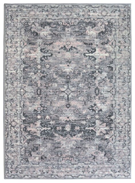 Homemaker Traditional Grey Blush Short Pile Rug - 120x170cm by Argos ...