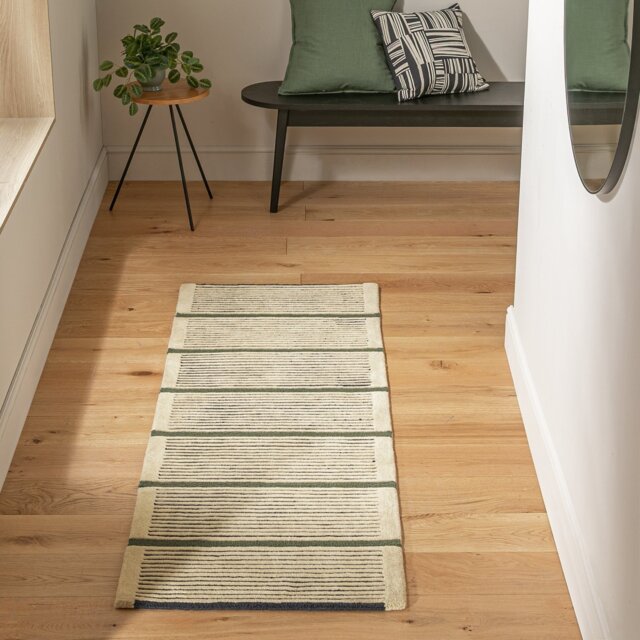 Habitat Archive Industrial Stripe Neutral Runner - 66x200cm by Argos ...