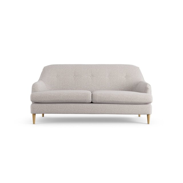 Habitat Frome Fabric 2 Seater Sofa - Natural - Ash Leg by Argos ...