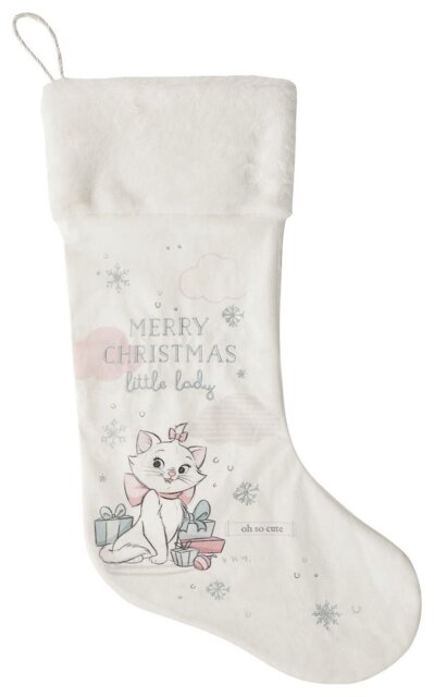 Disney Oui Marie White Christmas Stocking by Argos | ufurnish.com