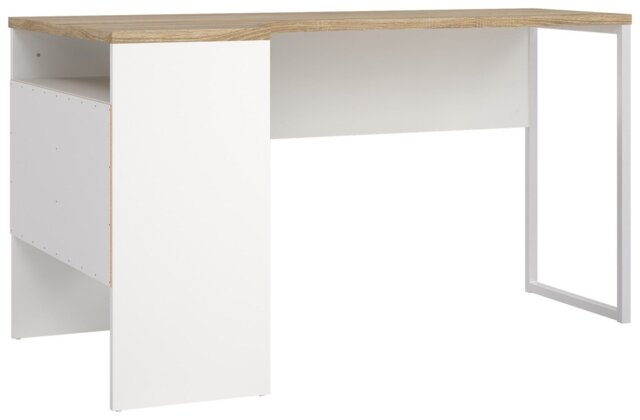 Tvilum Function Plus 2 Drawer Office Desk- White & Oak by Argos | ufurnish.com