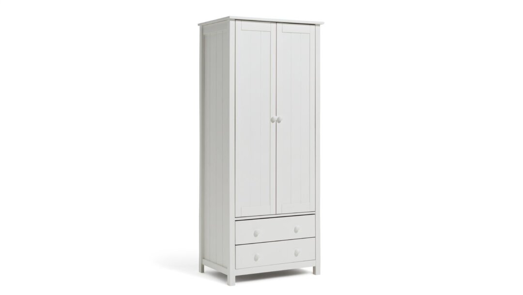Argos Home New Scandinavia 2 Door 2 Drawer Wardrobe White by Argos ufurnish