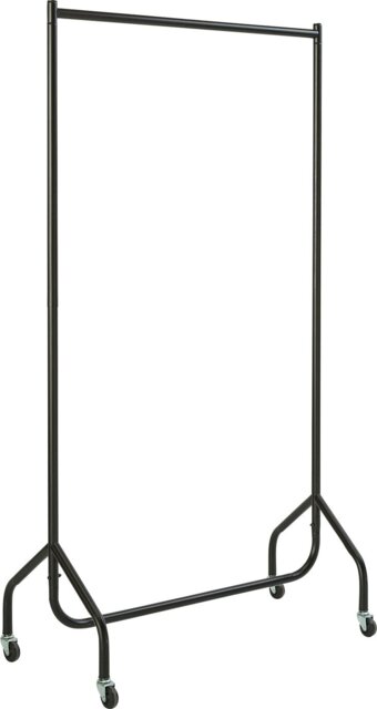 Argos Home Heavy Duty Single Clothes Rail - Black by Argos | ufurnish.com