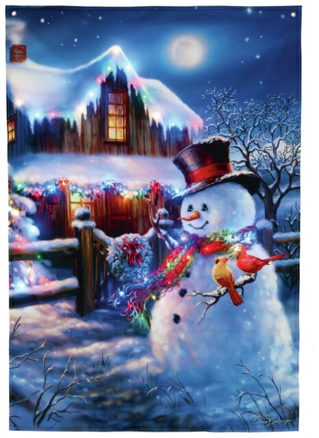 Premier Decorations Snowman Banner Christmas Decoration by Argos ...