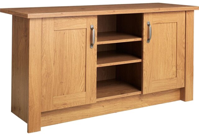 Argos Home Ohio 2 Door Low Sideboard & TV Unit - Natural by Argos ...