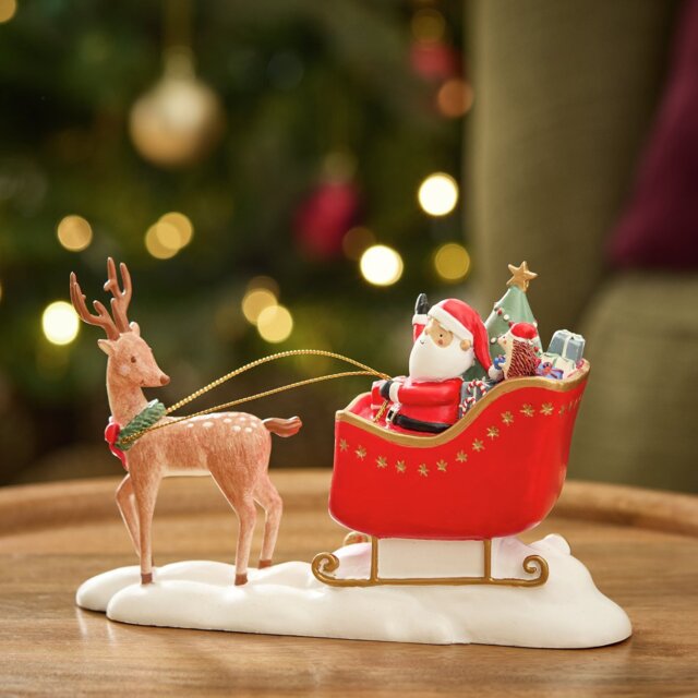 Argos Home Santa and Rudolf Christmas Table Decoration by Argos ...