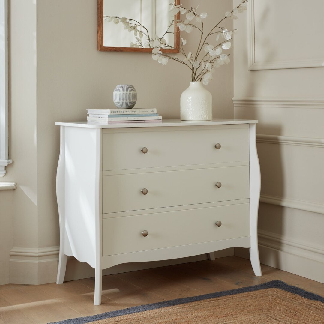 Argos Home Amelie 3 Drawer Chest White by Argos ufurnish