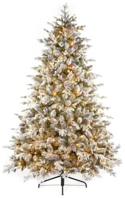 Premier Decorations 7ft Snowy Dorchester Christmas Tree by Argos ...