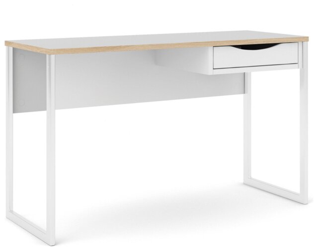 Tvilum Function Plus 1 Drawer Office Desk - White by Argos | ufurnish.com