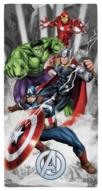 Marvel Avengers Beach Towel - Multicolor by Argos | ufurnish.com