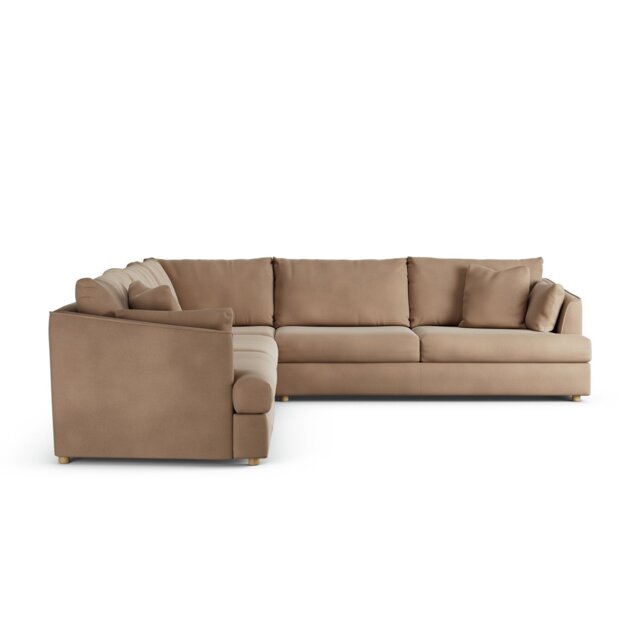 Habitat Holmfirth Reversible Corner Sofa - Latte by Argos | ufurnish.com