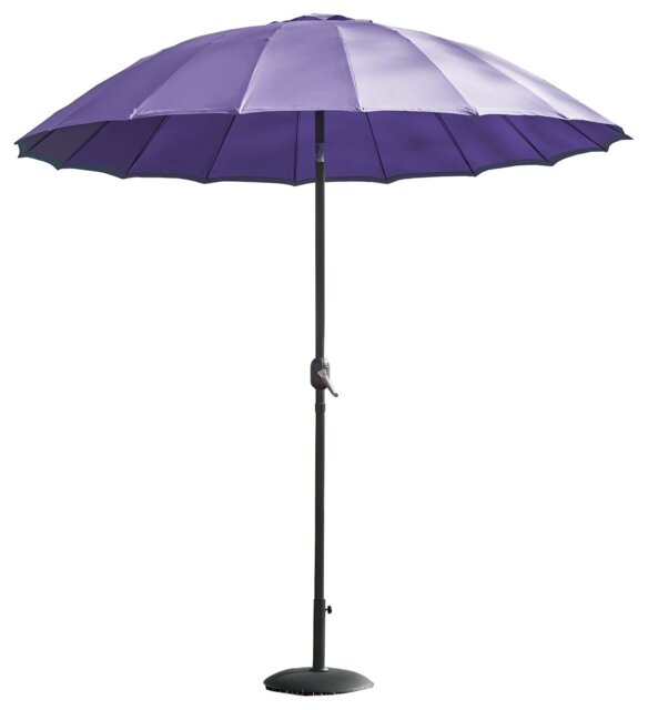 Norfolk Leisure Geisha 2.5m Tilting Garden Parasol - Purple by Argos ...