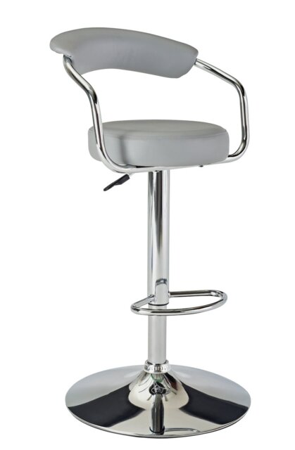Argos Home Executive Gas Lift Bar Stool - Grey by Argos | ufurnish.com