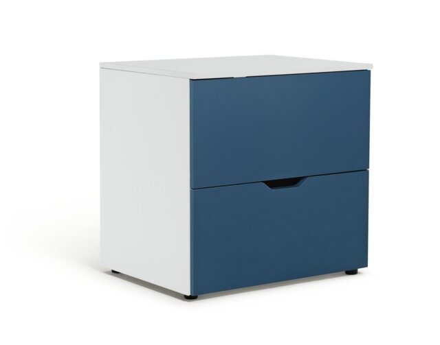 Habitat Kids Pod 2 Low Drawer Chest - Blue by Argos | ufurnish.com