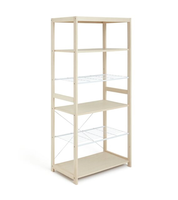 Habitat Flicka Open 5 Shelf Wardrobe - Pine by Argos | ufurnish.com