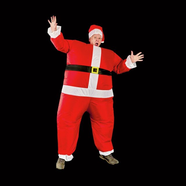 Premier Decorations Christmas Adult Santa Suit Decoration by Argos ...
