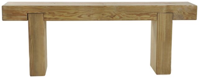 Forest Garden 2 Seater Garden Bench - Natural by Argos | ufurnish.com