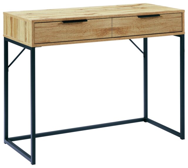 Julian Bowen Bali 2 Drawer Dressing Table - Oak by Argos | ufurnish.com