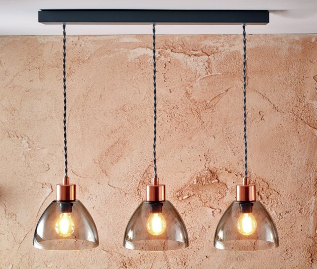 Argos Home Highland Lodge Metal 3 Light Pendant Light - Grey by Argos ...