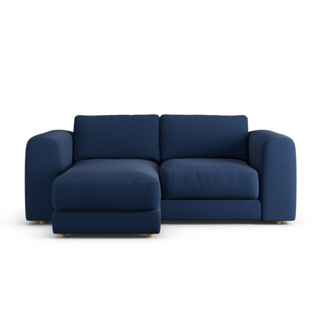 Habitat Ayr Reversible Corner Sofa - Navy Blue - Ash Leg by Argos ...