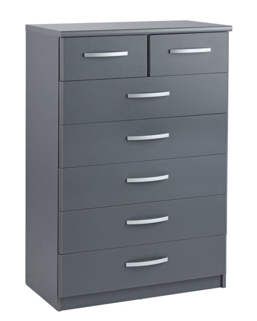 Argos Home Hallingford 7 Drawer Chest - Grey by Argos | ufurnish.com