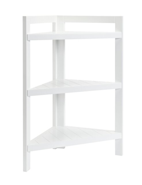 Argos Home 3 Tier Bathroom Corner Shelf Unit - White by Argos ...