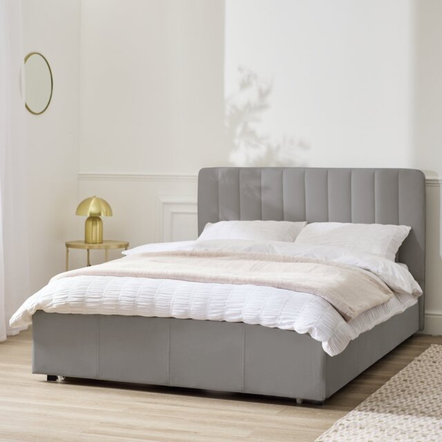 Argos Home Pandora Double Drawer Storage Bed Frame - Grey by Argos ...