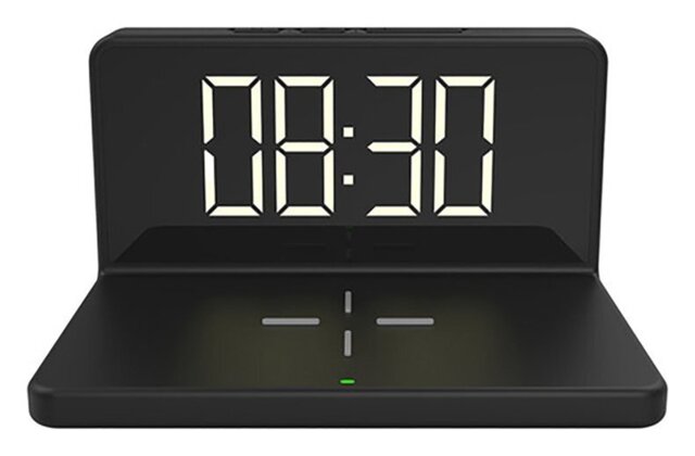 Menkind WPC Alarm Clock Black by Argos | ufurnish.com