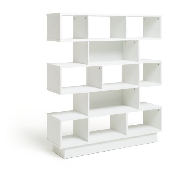 Argos Home Cubes Wide Bookcase - White by Argos | ufurnish.com