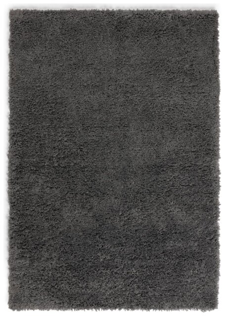 Habitat Cosy Flint Grey Shaggy Rug - 80x150cm by Argos | ufurnish.com
