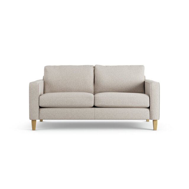 Habitat Flint Fabric 2 Seater Sofa - Natural - Ash Leg by Argos ...