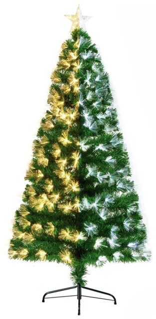 Premier Decorations 4ft Fibre Optic Starburst Christmas Tree by Argos ...