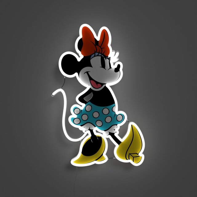 Yellowpop Disney Full Minnie Mouse LED Neon Effect Light by Argos ...
