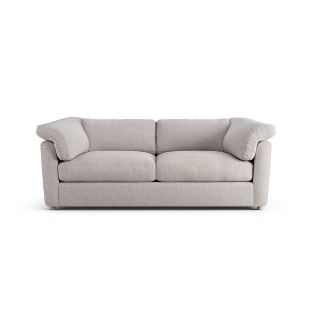 Habitat Wynn Fabric 3 Seater Sofa - Natural - Ash Leg by Argos ...