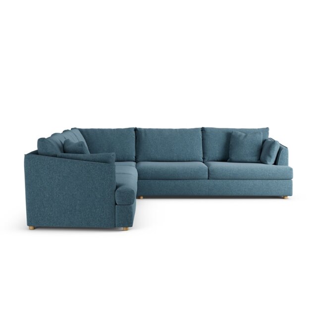 Habitat Holmfirth Reversible Corner Sofa - Blue by Argos | ufurnish.com