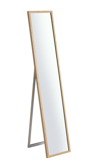Home Essentials Oak Effect Free Standing Cheval Mirror by Argos ...