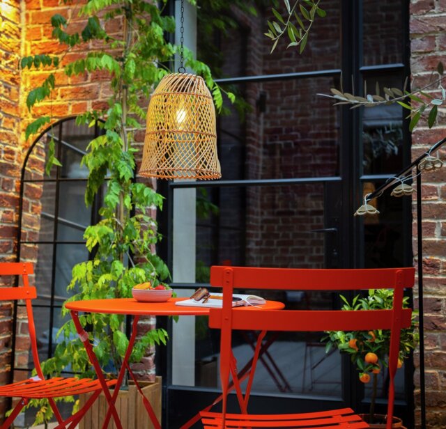 Habitat Warm White Rattan Battery Operated Hanging Light by Argos ...