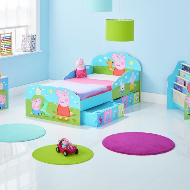 Peppa Pig Toddler Bed With Drawer by Argos | ufurnish.com