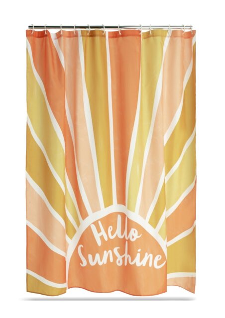 Habitat Sunrise Shower Curtain with anti-bacterial finish by Argos ...