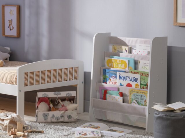Argos Home Kids Book Tidy - White by Argos | ufurnish.com