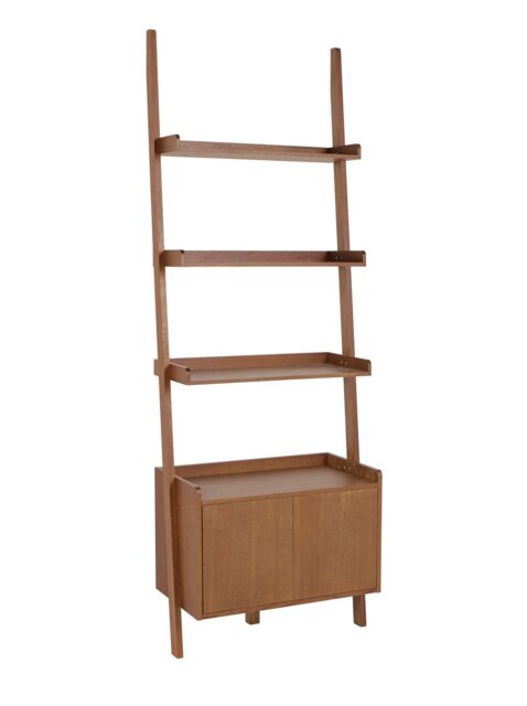 Habitat Jessie 2 Door Ladder Shelf Walnut by Argos ufurnish