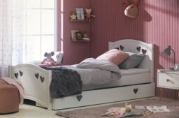 Argos Home Mia Single Bed and Silentnight Mattress White by Argos ufurnish
