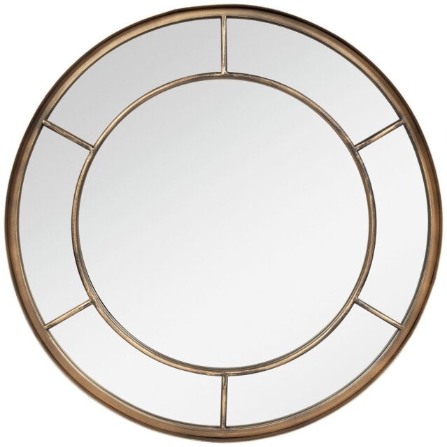 Aston & Wold Valencia Round Garden Mirror - Gold by Argos | ufurnish.com