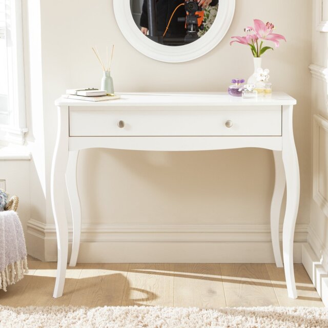 Argos Home Amelie 1 Drawer Dressing Table - White by Argos | uFurnish.com