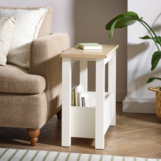Argos Home Winchester Side Table - White by Argos | ufurnish.com