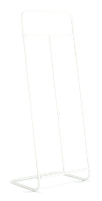 Habitat Milah L Shaped Clothes Rail - White by Argos | ufurnish.com