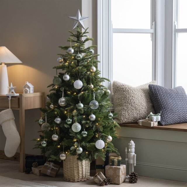 Habitat 5ft Pre lit Premium Natural Look Christmas Tree by Argos ...