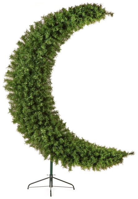 Premier Decorations 6ft Crescent Moon Christmas Tree by Argos ...